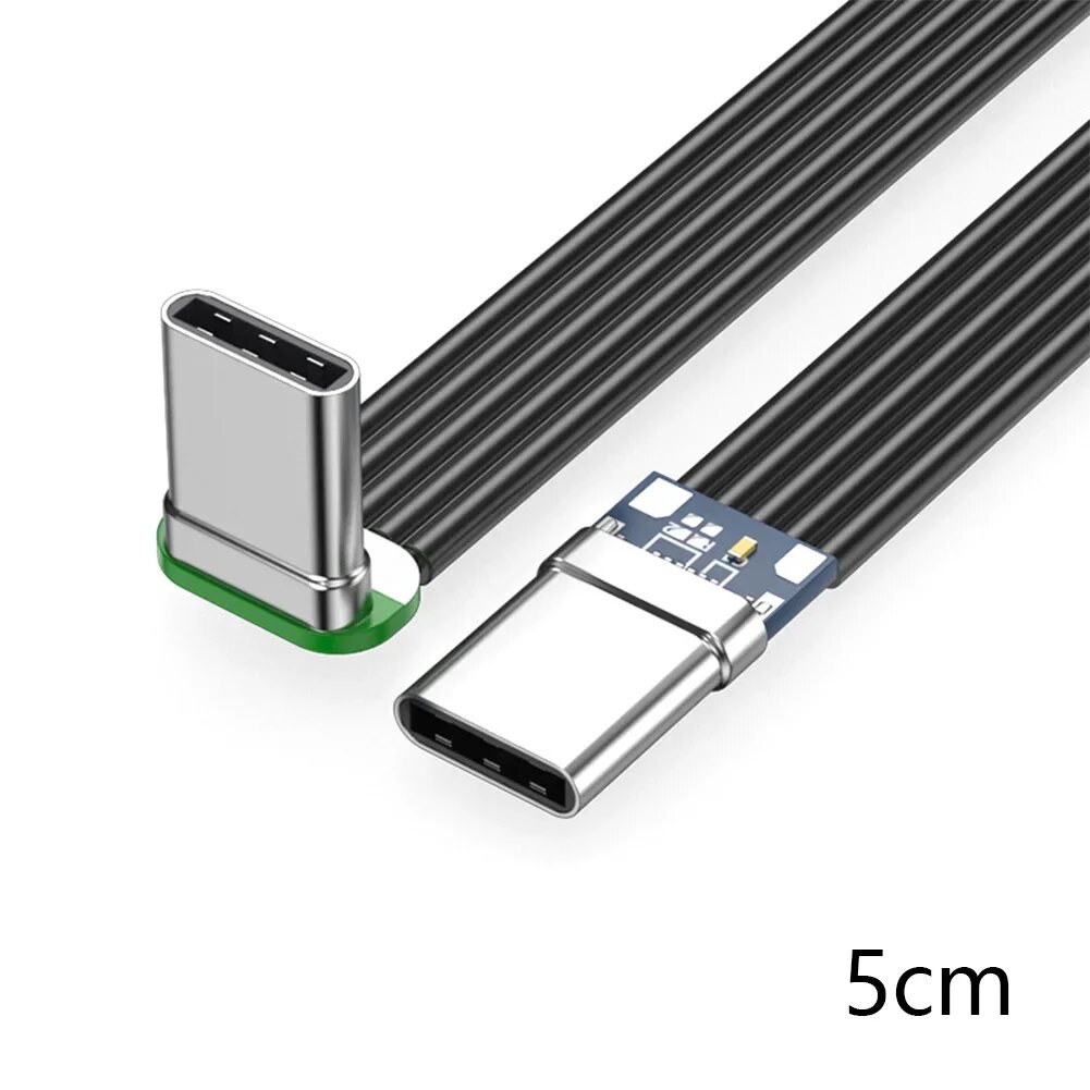 USB-C кабель USB-C 30см, черный