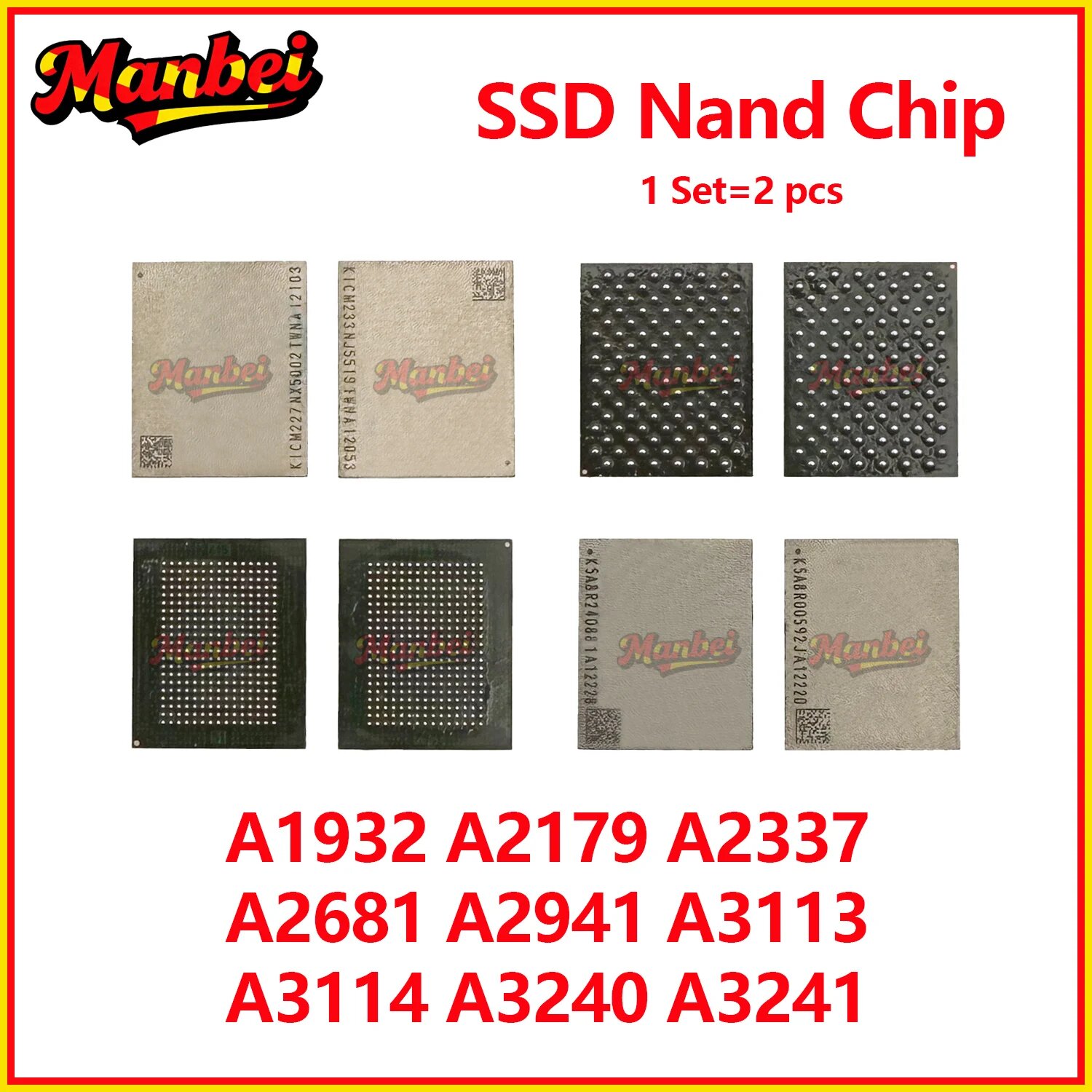 FAXDEVERY SSD Nand IC для MacBook Air 256/512/1/2 ТБ A2337 2020 M1 1TB