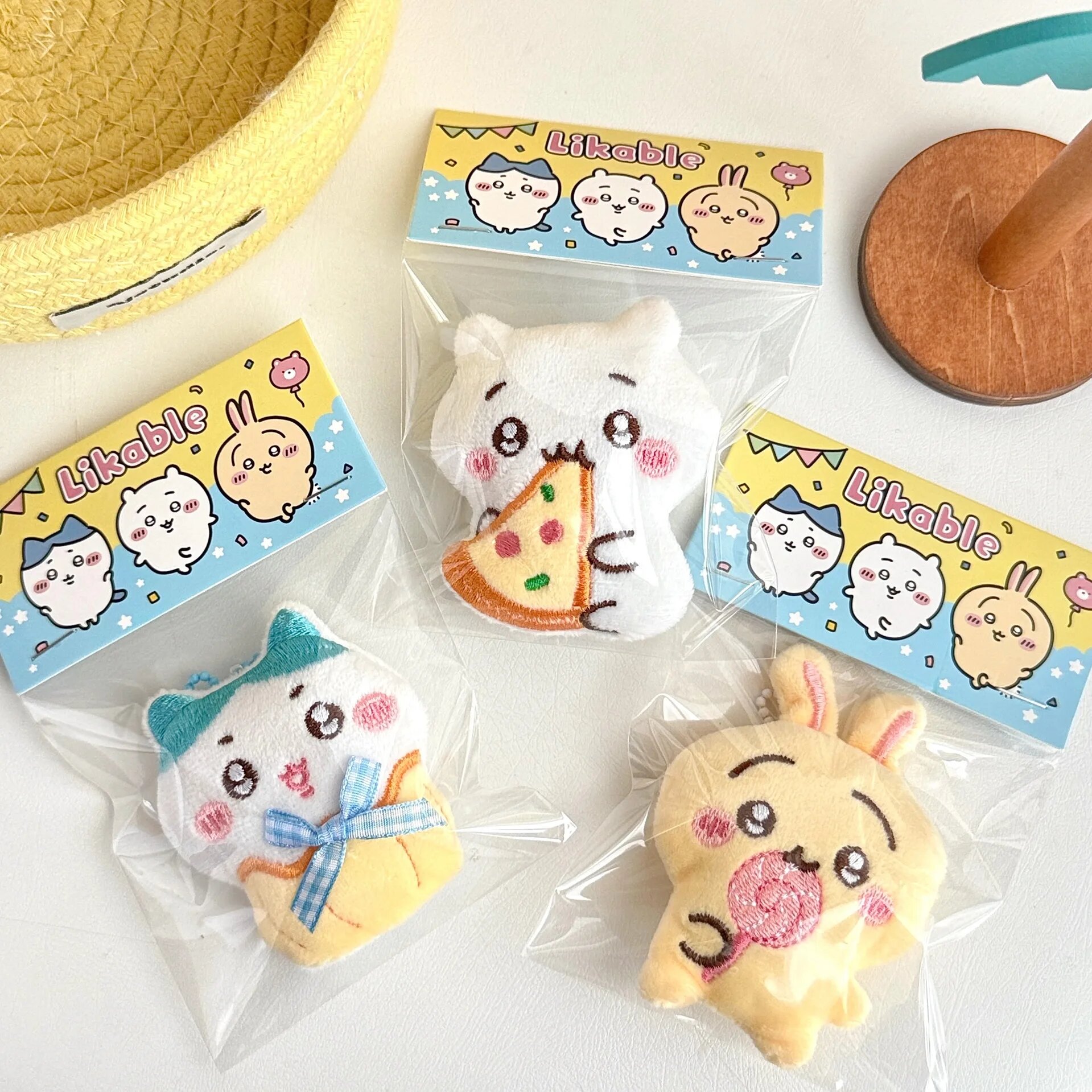Chiikawa плюшевый брелок, Brooch 3PCS