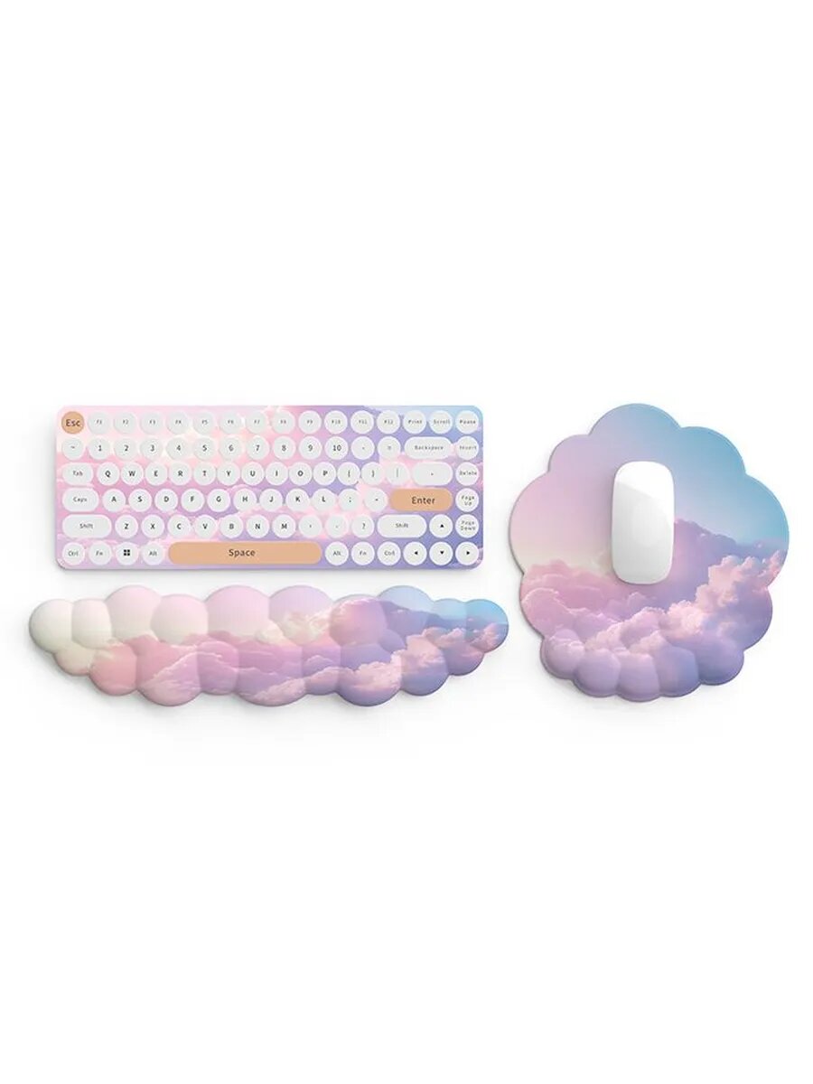 Эргономичная подставка (под клавиатуру + коврик)