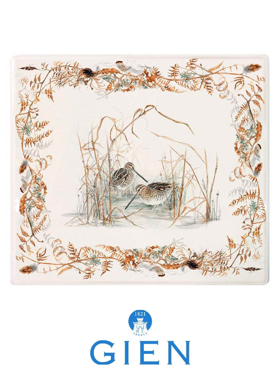 Блюдо Gien Sologne, 29.5x26.5 см, фаянс, Франция, коллекция Sologne