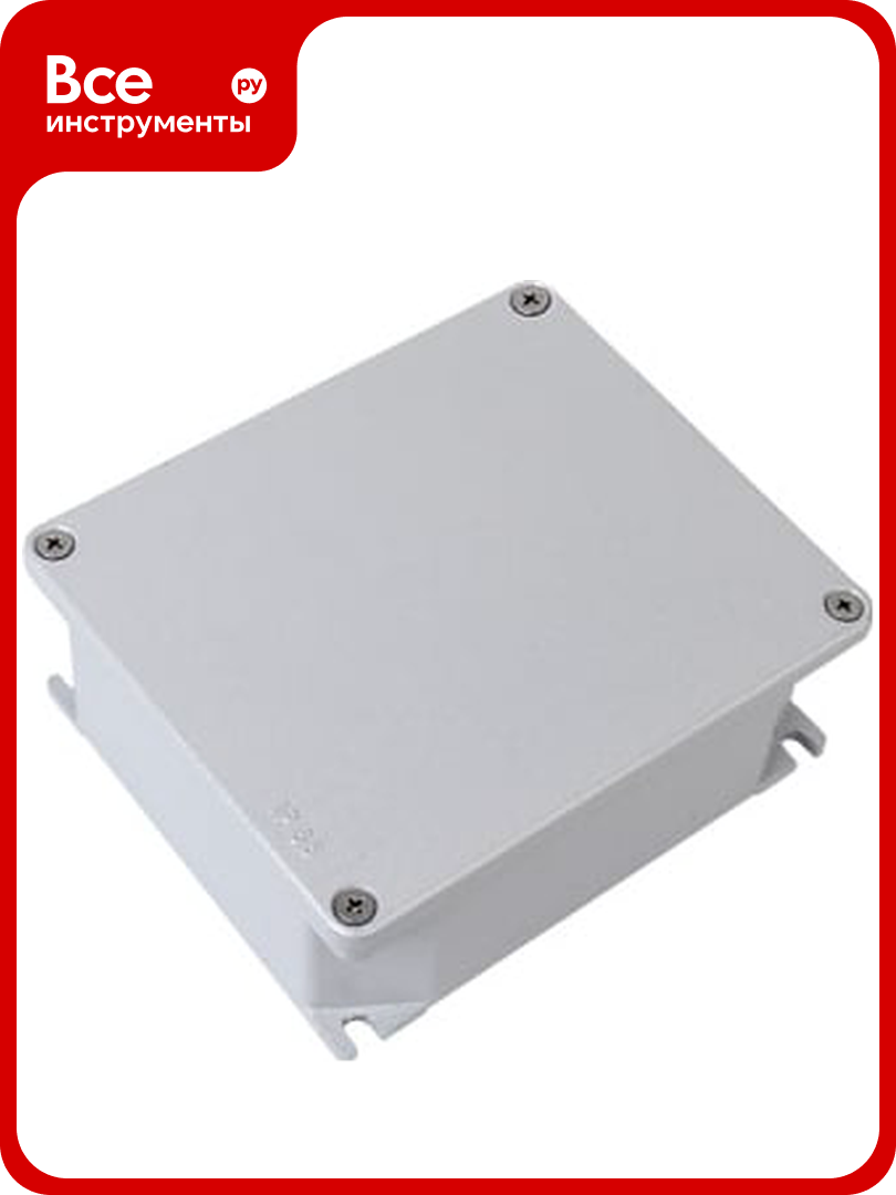 Коробка ответвительная DKC алюминиевая окрашенная, IP66/IP67, RAL9006, 154x129x58мм 1 ШТ 65302