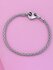 Плетеный браслет Juicy Pink, размер 18 см