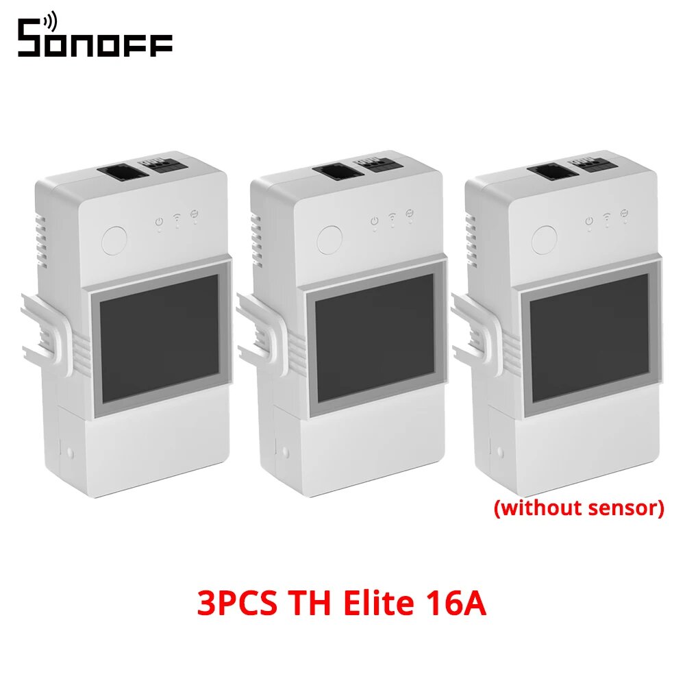 SONOFF TH Elite 16A, 3шт в комплекте