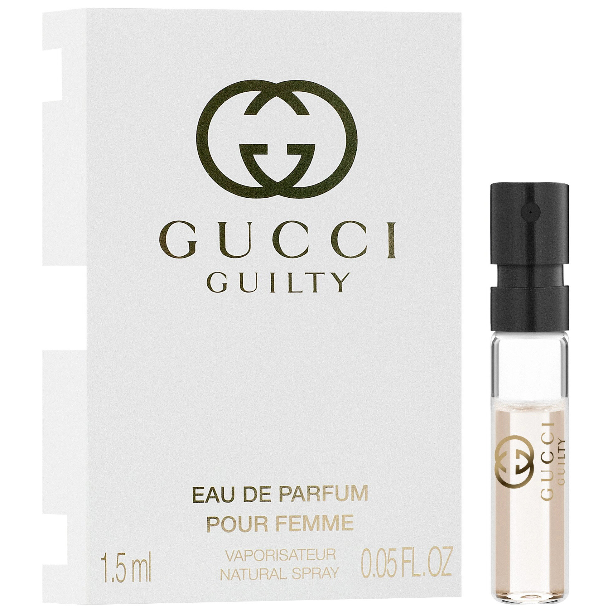 Парфюмерная вода Gucci Guilty Intense миниатюра 1.5 мл / Пробник духов Гуччи Гилти Интенс