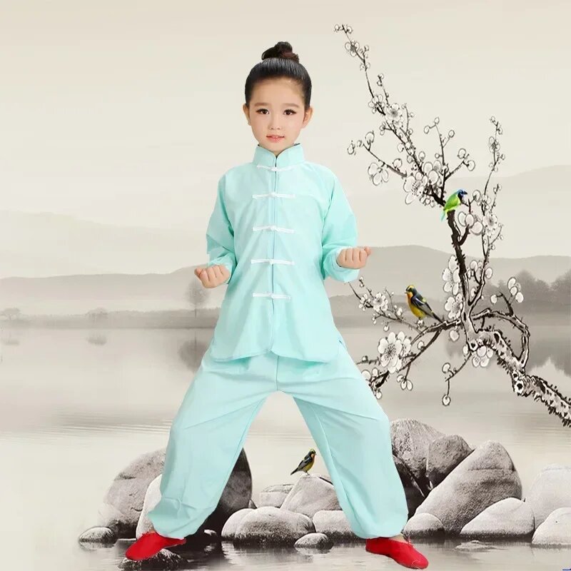 Детский костюм тан для девочки из полиэстера 160, long lake blue