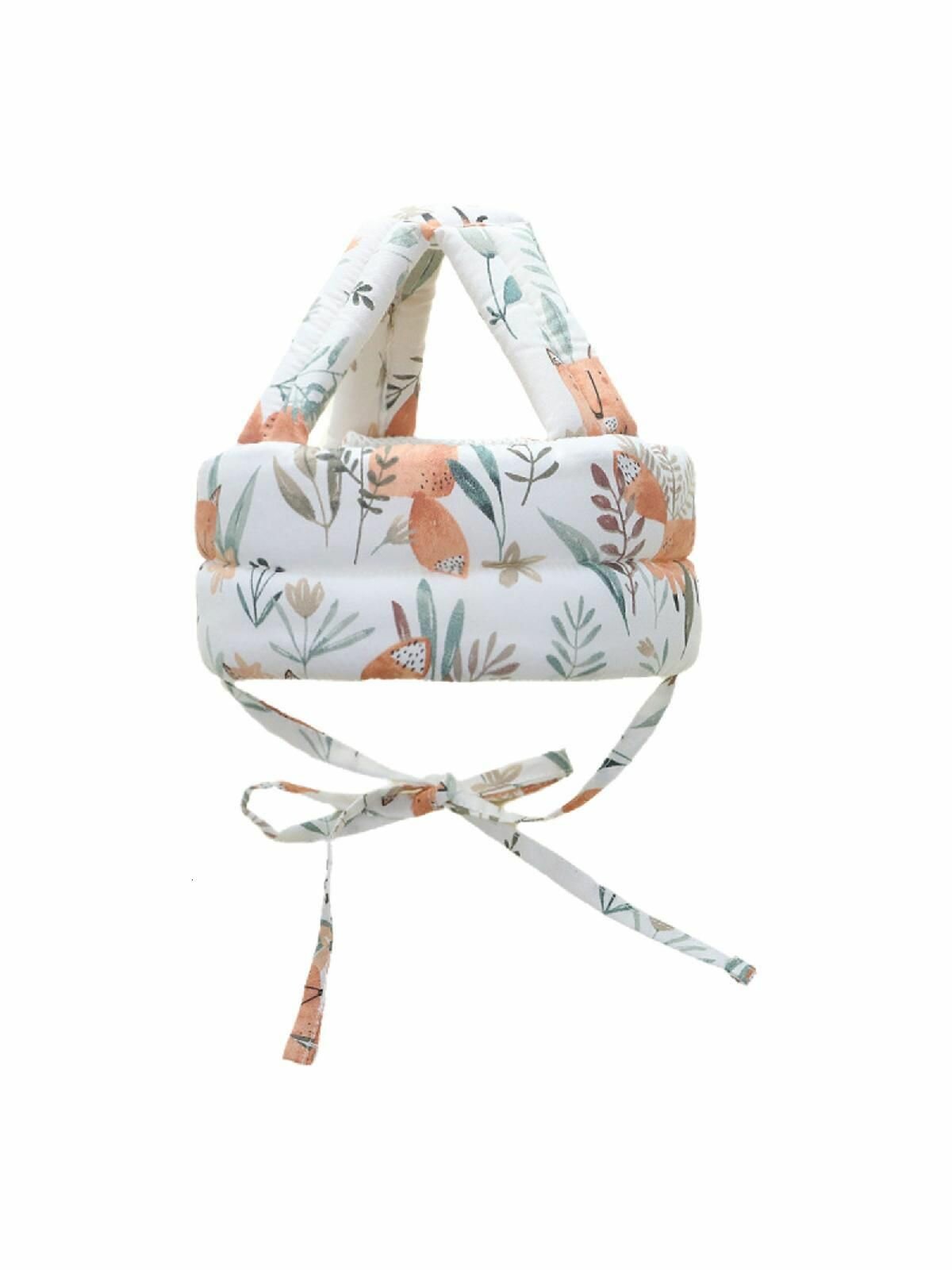 Детский защитный шлем для ползания и ходьбы, лисий узор