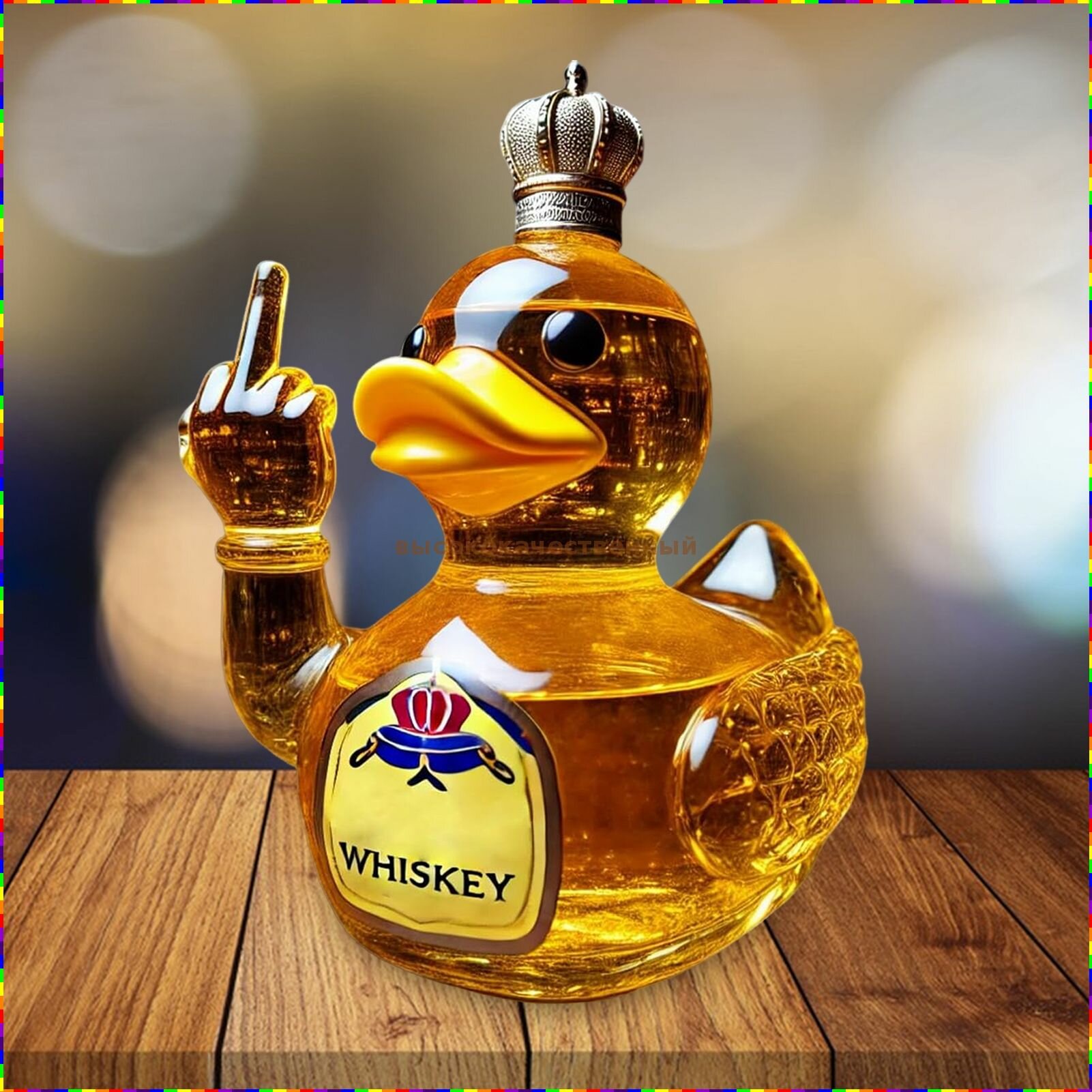 Декоративная бутылочка объемом 300 мл, 1 штука