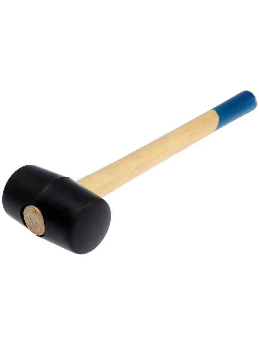 Киянка резиновая для кафеля деревянная рукоятка 350 г