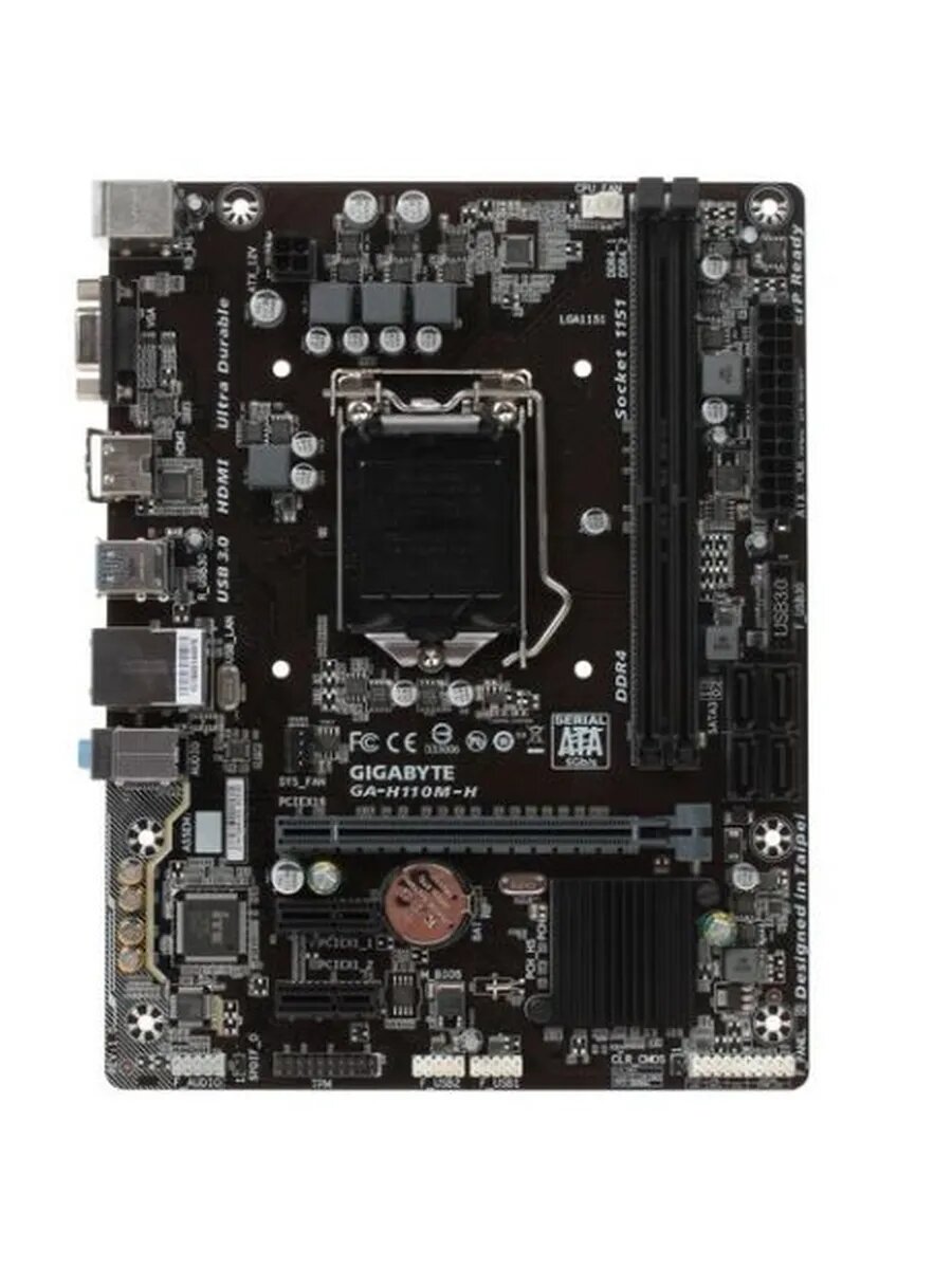 Материнская плата H110M DDR3 GA-H110M-H - LGA 1151, DDR4