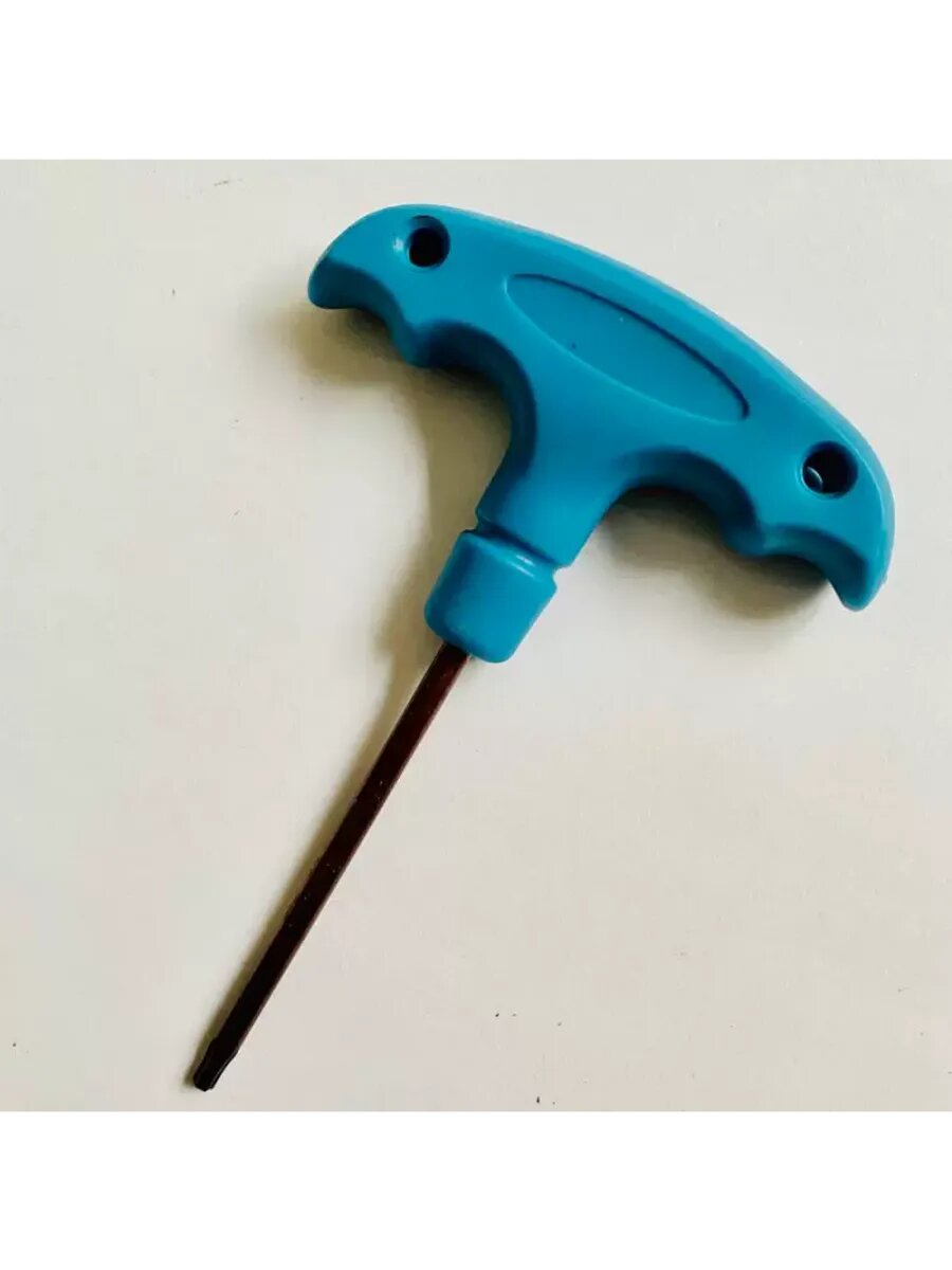 Ключ Т-образный CNC T15 синий твердый корпус, сталь S2