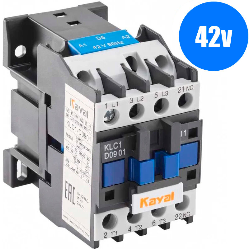 Магнитный пускатель KAYAL Контактор 9A-42AC-Б-УХЛ4 KLC1-D0901 UCD09A042V
