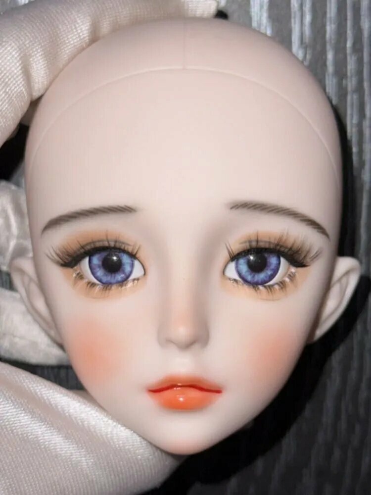 Голова BJD куклы 60 см с макияжем аксессуар для шарнирной куклы