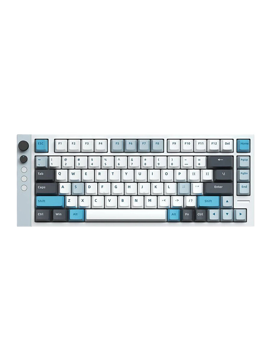 Lamzu Jet75, белый/голубой, игровая клавиатура