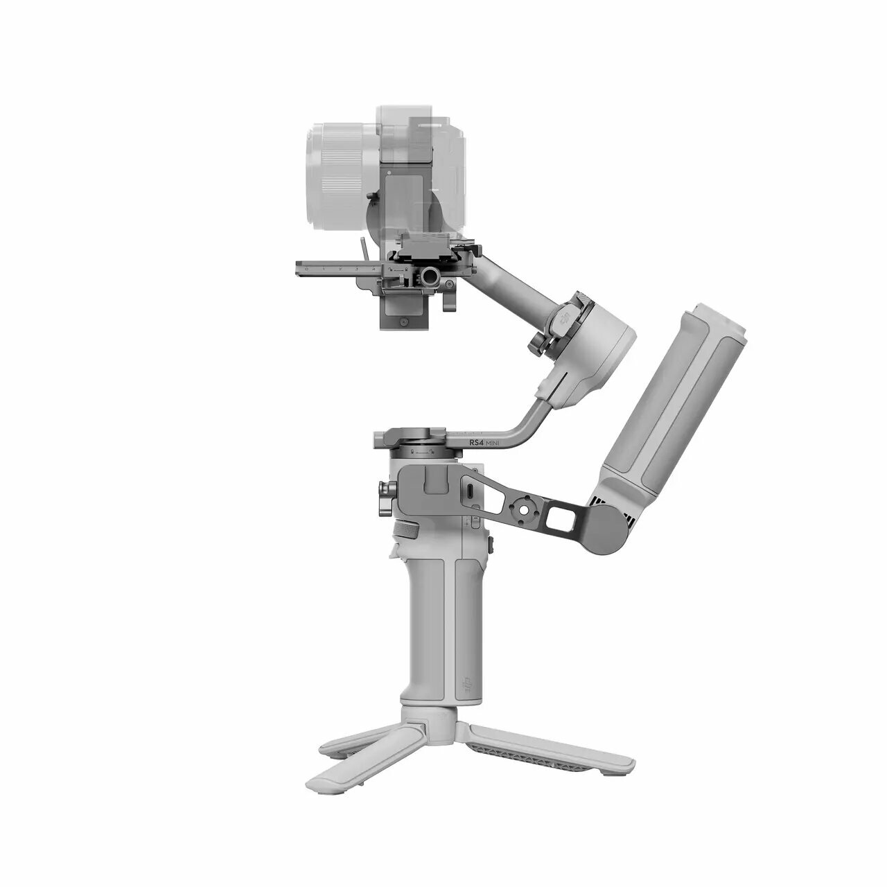 Стабилизатор DJI RS4 Mini Combo, трехосевая стабилизация, с зажимом, серый — фото 1