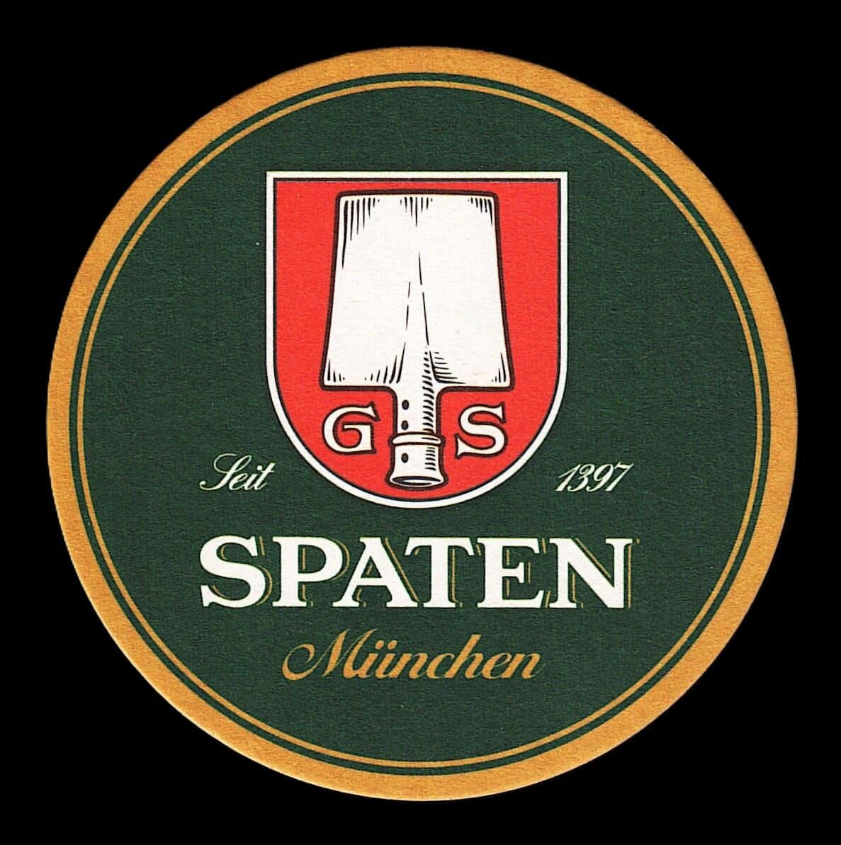 Бирдекель (костер) Spaten Munchen Германия (подставка под пивной бокал)