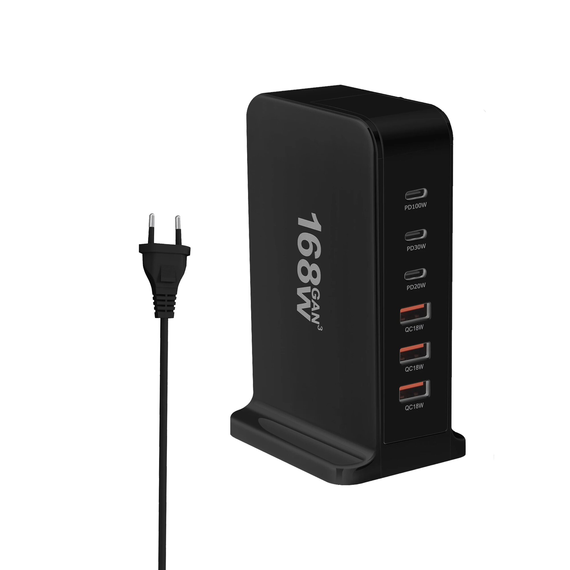 Зарядное 168W с 6 USB, 168W-EU