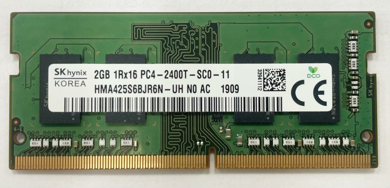 Оперативная память SO-DIMM 2Gb Hynix DDR4 2400