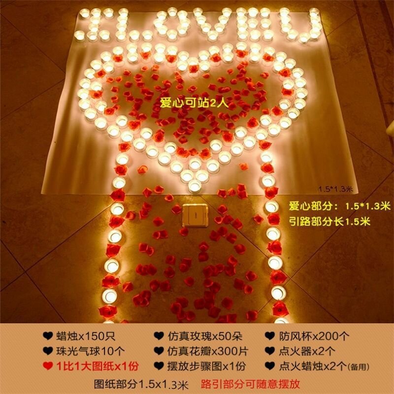 Китайская свеча на День святого Валентина, романтическое предложение на день рождения, ароматерапия, электронное освещение, декоративная креативная сцена, оптовая продажа