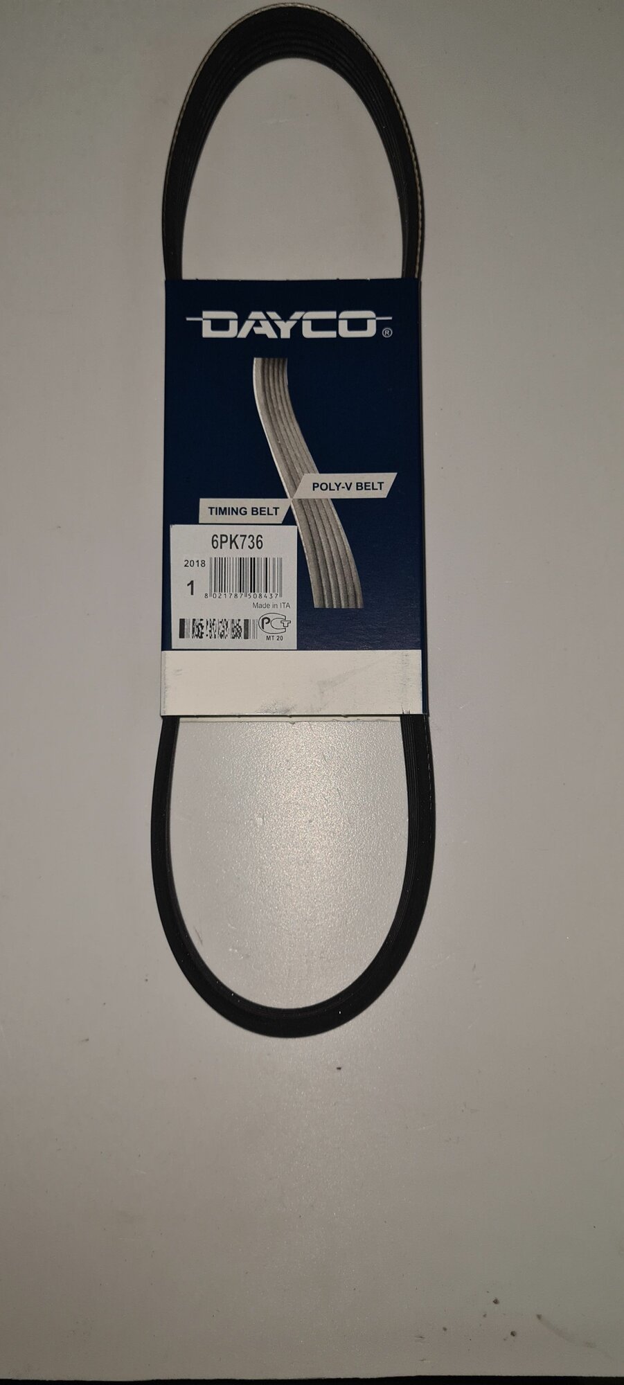 Ремень генератора поликлиновый Dayco 6PK736 2110, 2170