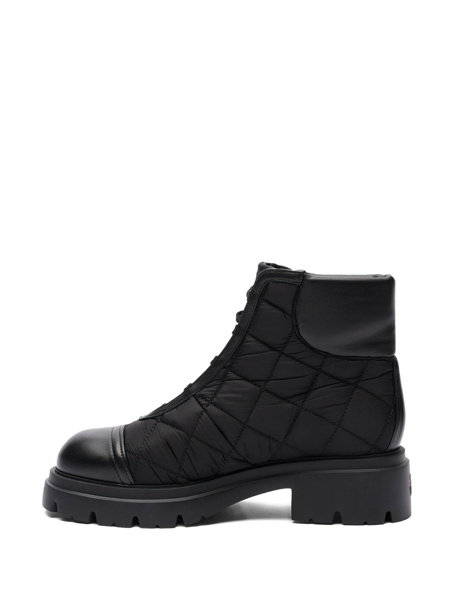 Ботинки Stuart Weitzman Quilted lace-up boots, размер 38.5 — фото 1