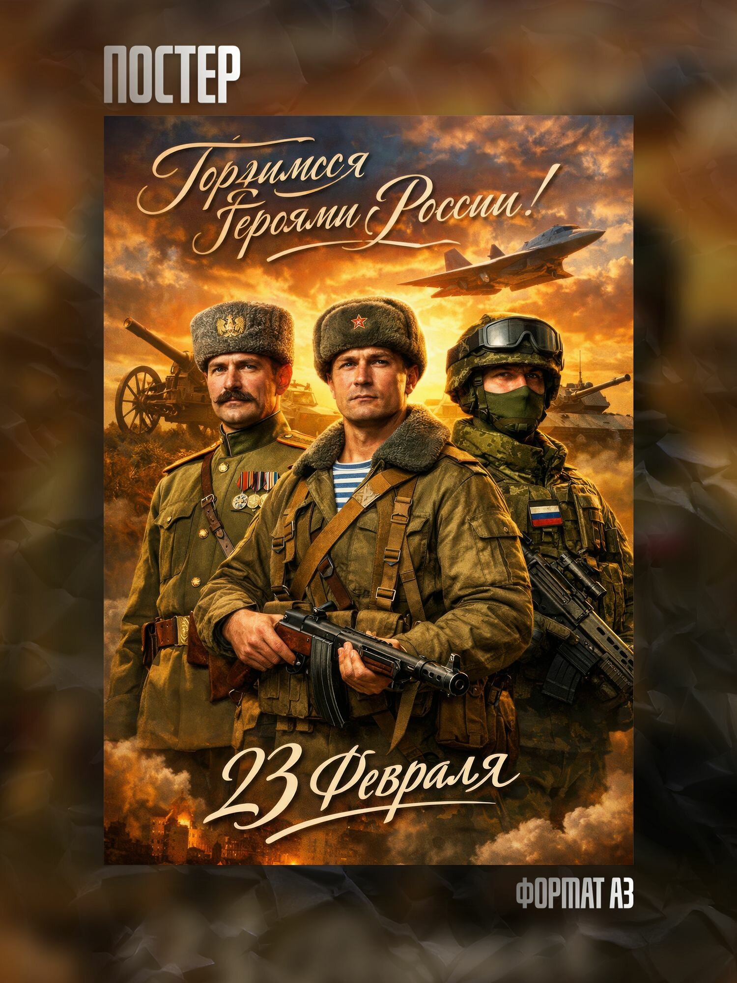 Плакат 23 февраля