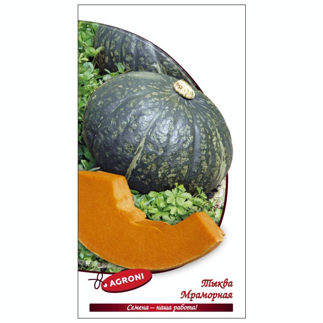Семена тыква Мраморная агрони 2г, для дачи, сада, огорода и на рассаду