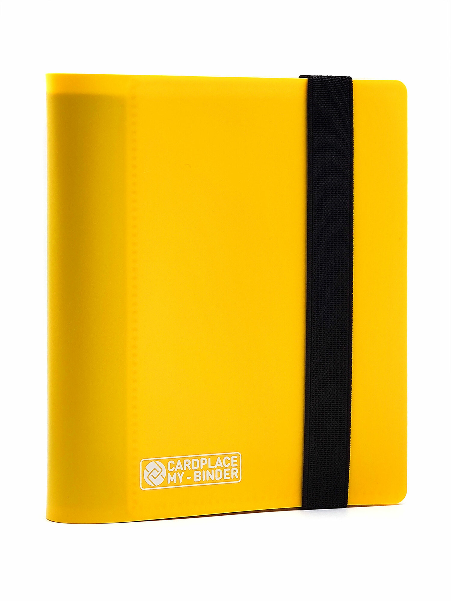 Альбом портфолио Cardplace My Binder на резинке, 2x1, желтый, 20 встроенных листов - для карт MTG, Pokemon