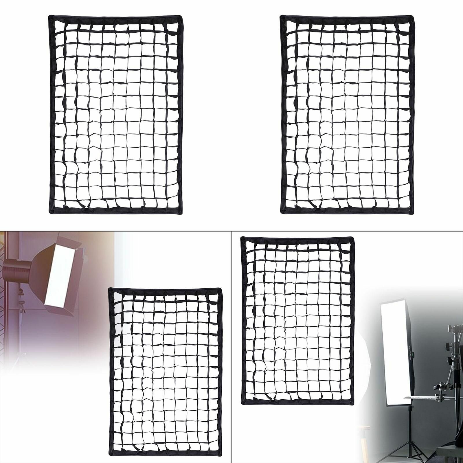 Сотовая решетка для фотостудии, 60x90 см, для софтбокса, контроль света, не тканый материал