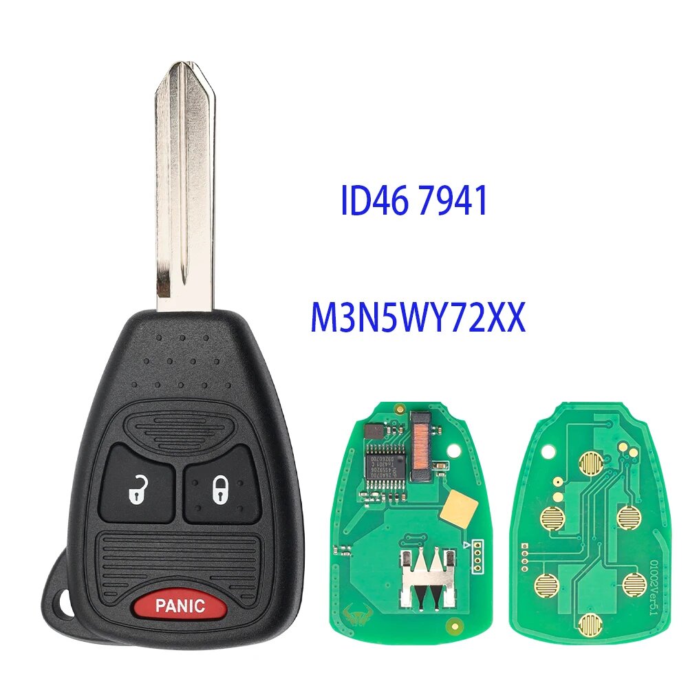 Ключ авто ID46 7941 M3N5WY72XX 2 кнопки 315МГц