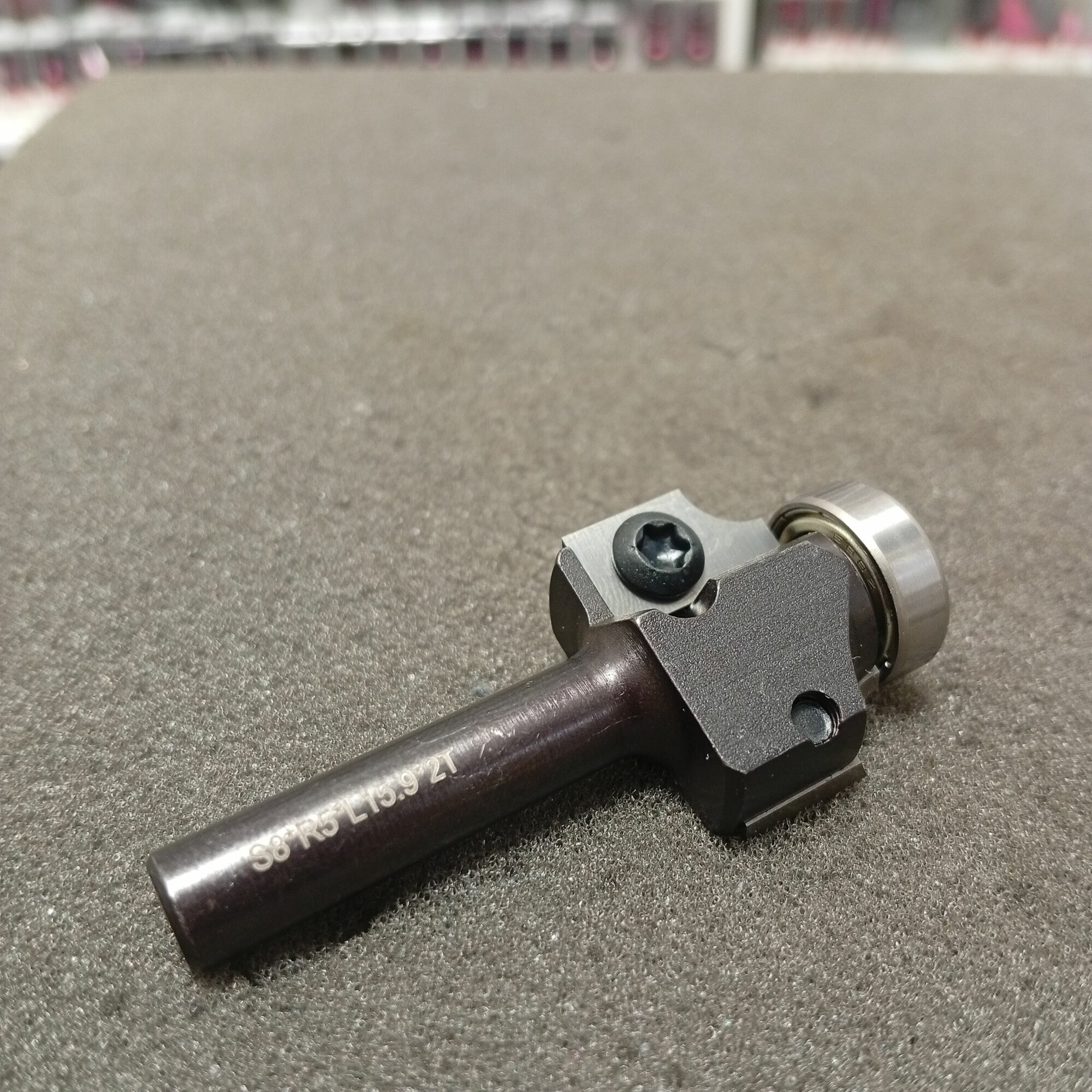 Фреза радиусная со сменными ножами радиусная R 5 мм D 27 мм l 15.9 мм хв.8 мм