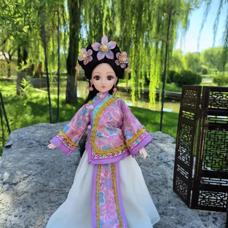 Китайская кукла BJD 30 см Розовый, 6