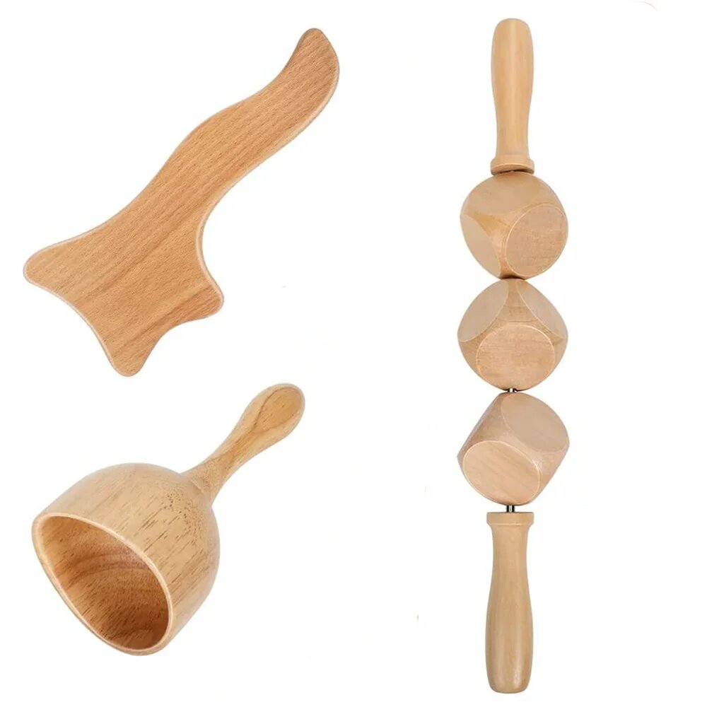 Набор для мадеротерапии ZONGKUNG из дерева 6 в 1 3Pcs-2