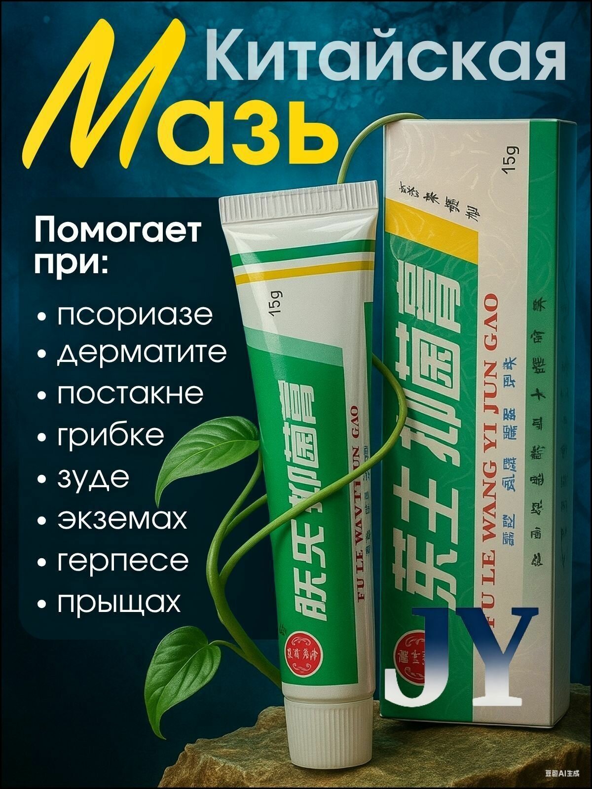 Крем от псориаза и дерматита 15г