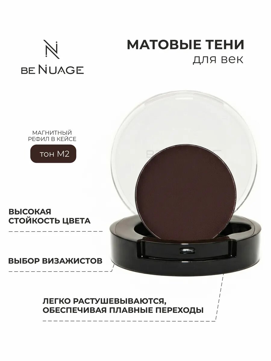 Тени для век матовые коричнево-красные профессиональные, для всех типов кожи