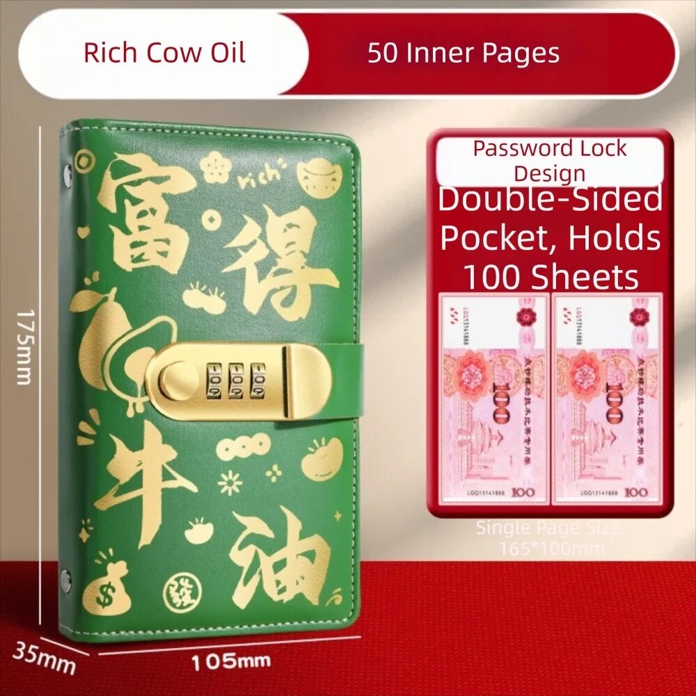 Книга для накопления денег с кодовым замком Green