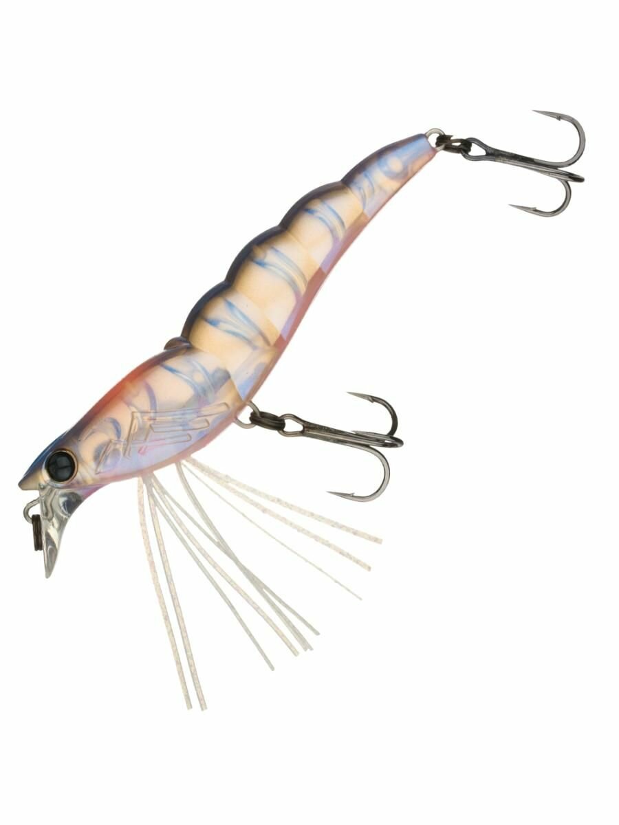 Воблер для рыбалки Duel L-Bass Shrimp 70SS F1221-DEB, 70 мм, 7 г, медленно тонущий, минноу