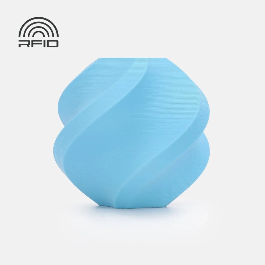 Bambu Lab PLA Matte Sky Blue 11603 без катушки