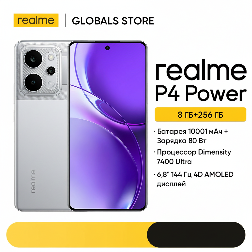 Смартфон Realme P4 Power 5G, 8/256ГБ
