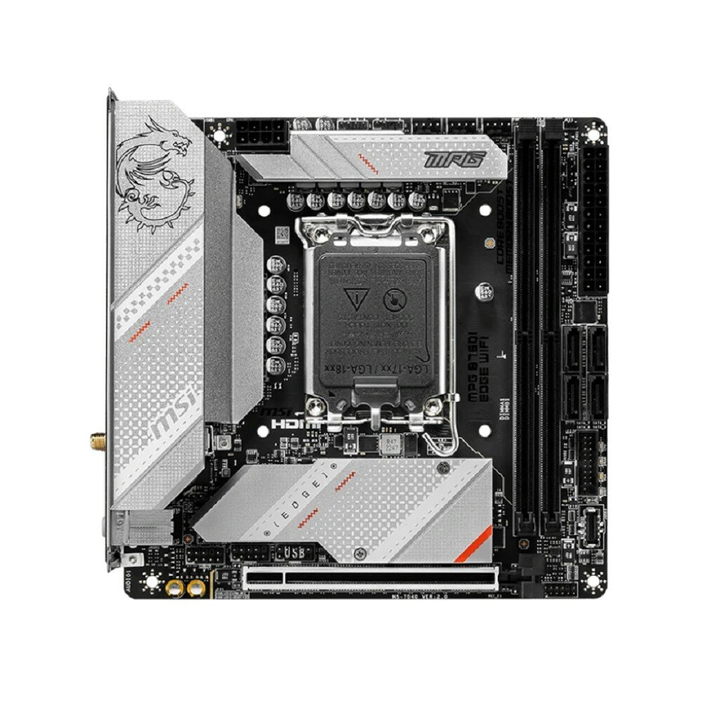 MSI Материнская плата MPG B760I EDGE WIFI LGA 1700 2хDDR V 2хM.2