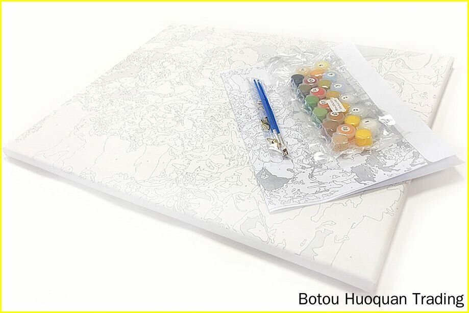 Картина по номерам на холсте 40*50 см "Роскошные маки"