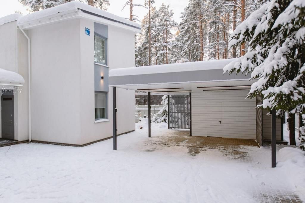 Навес LasPergolas NL-66 односкатный 6х6 м, столбы 100х100 мм, двукратный запас прочности от снега, гарантия 10 лет.