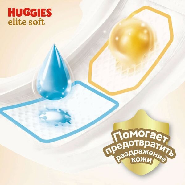 Подгузники-трусики детские одноразовые Elite Soft Huggies/Хаггис 6-11кг 48шт р.3