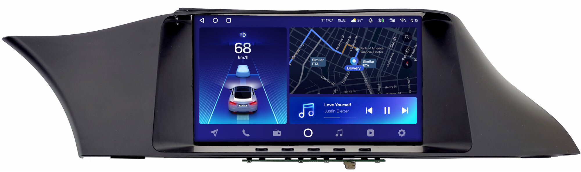 Штатная магнитола Teyes CC2 PLUS 6/128 9" RM-9-1742 Honda Accord 9 2012-2019 (левый руль) Android 10 (4G-SIM, DSP, QLed)