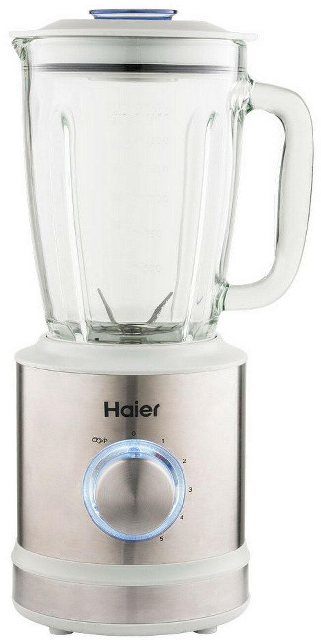 Блендер стационарный Haier HB-500 1200 Вт с чашей 1,7 л, серебристый