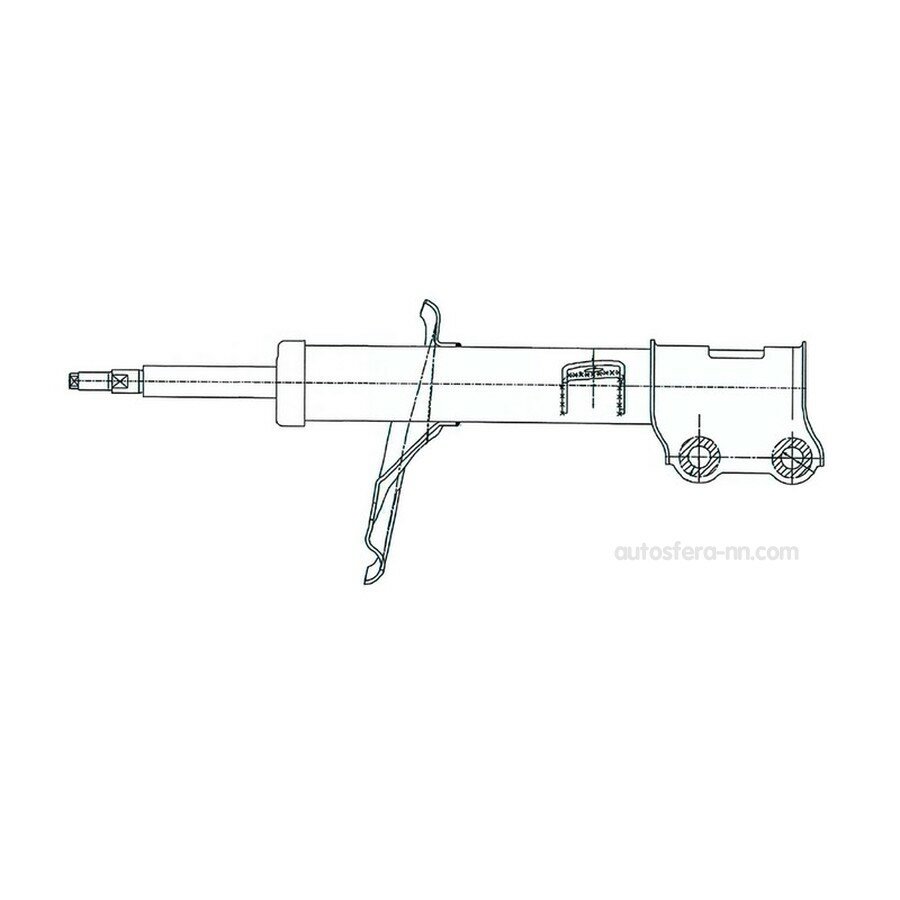 CTR GY0710G Амортизатор HYUNDAI i30 07- пер. лев. газ. GY0710G