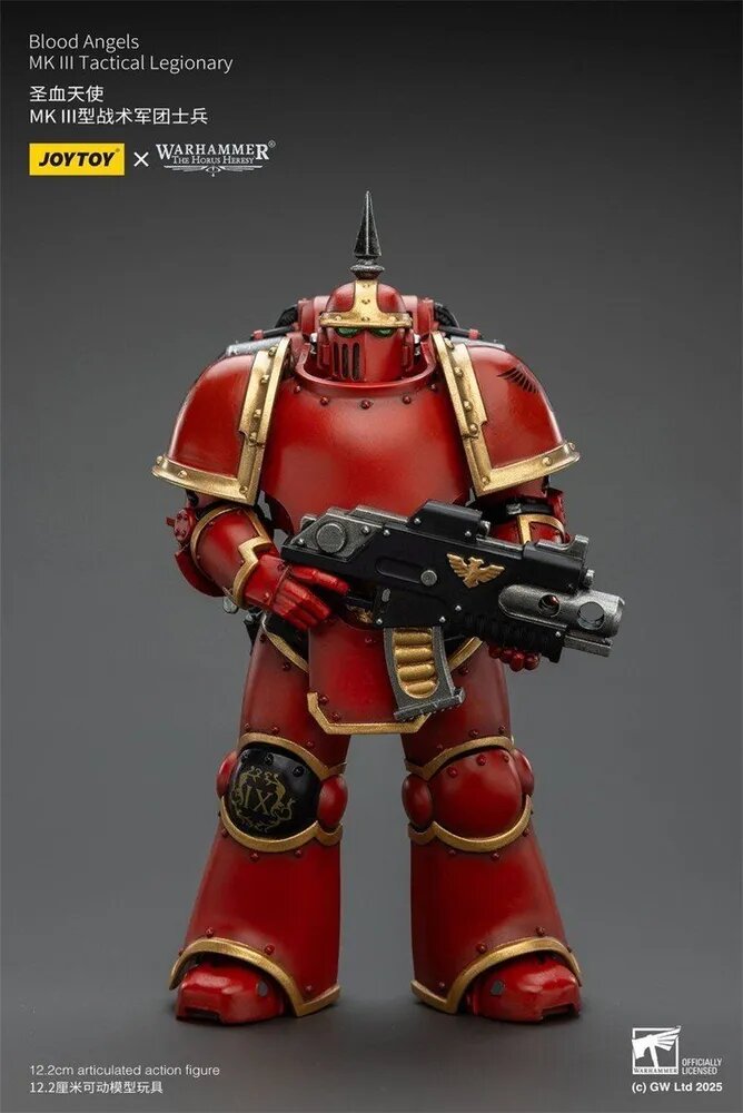 Фигурка JOYTOY Warhammer The Horus Heresy Blood Angels MKIII Tactical Legionary