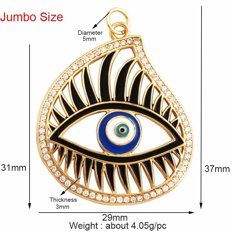 Золотой шарм с глазом Фатима Beadsfeeder L521675K2