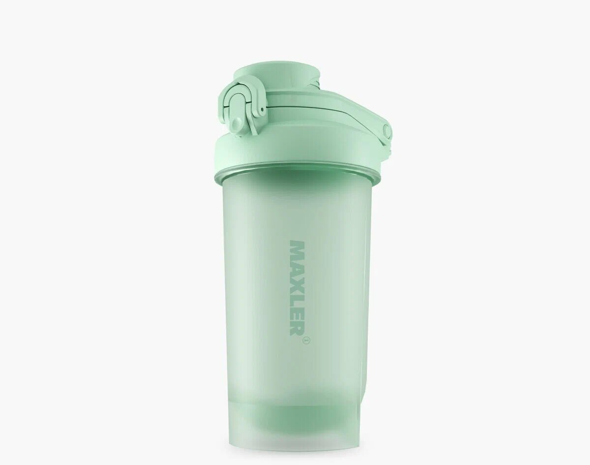 Шейкер Maxler PP Shaker Bottle K314 (серо-зеленый) для протеина и коктейлей