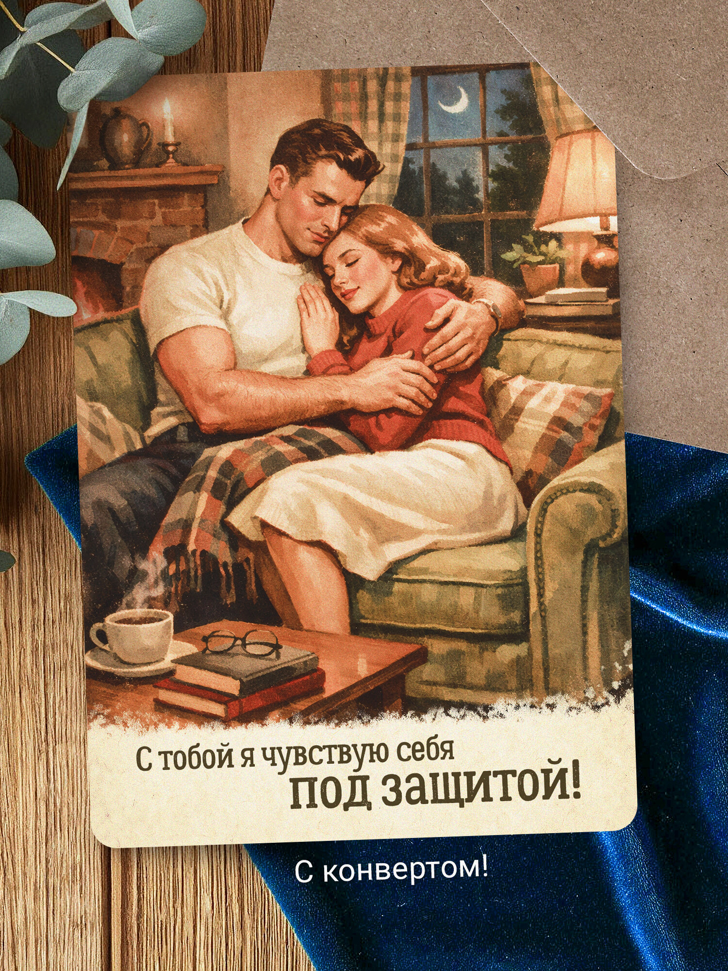 Открытка настоящему мужчине, защитнику • Поздравление с 23 февраля / без повода